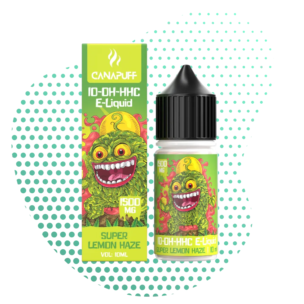 Loja 10-oh HHC Líquido 1% 500mg Super Lemon Haze - Canapuff