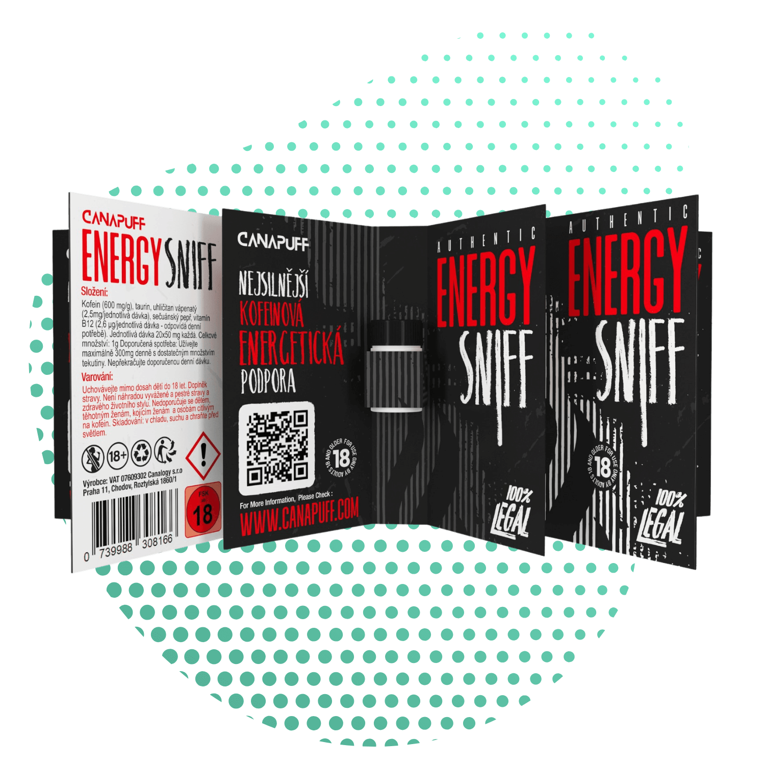Energy Sniff by Canapuff | Concentração Intensa & Cafeína